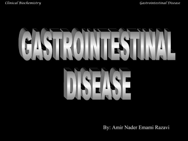 Gastrointestinal disease lecture(ppt) | PPT | Digestive Disorders ...