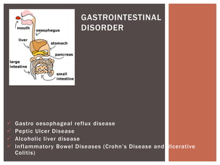 Gastrointestinal_Disorder.pptx, GERD, Peptic Ulcer Diseases ...