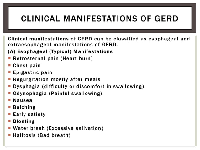 Gastrointestinal_Disorder.pptx, GERD, Peptic Ulcer Diseases ...