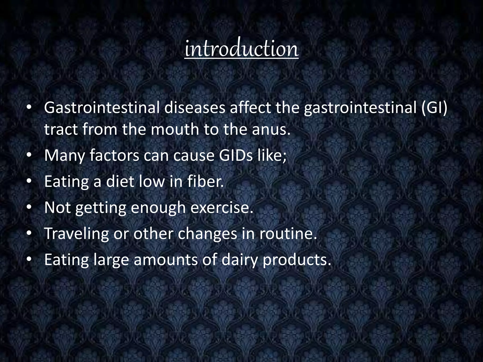 GASTRO INTESTINAL DISORDERS.pptx