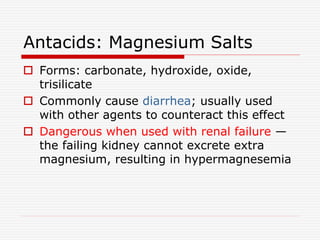 Gastrointestinal drugs | PPT