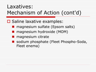 Gastrointestinal drugs | PPT