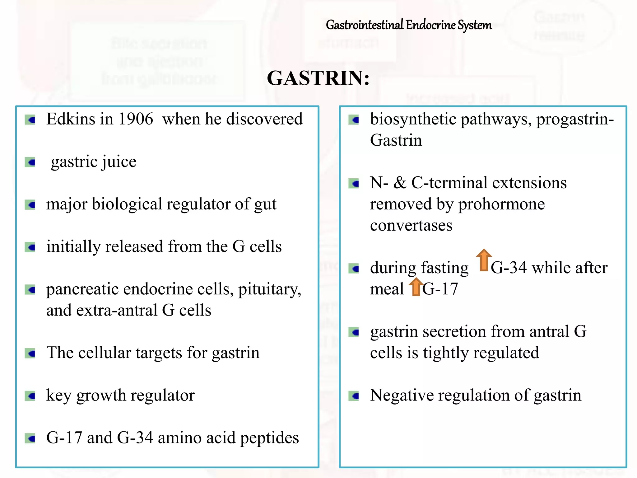 Gastrointestinal endocrine system ppt | PPTX