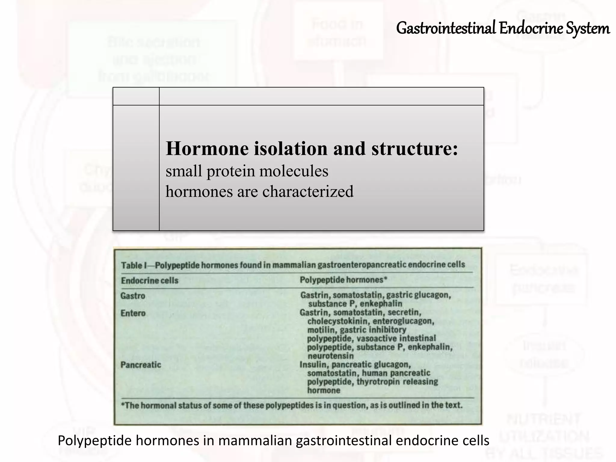 Gastrointestinal endocrine system ppt | PPTX