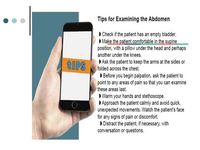ASSESSMENT OF THE ABDOMEN PHYSICAL EXAMS, DIAGNOSTIC EXAMS | PPT