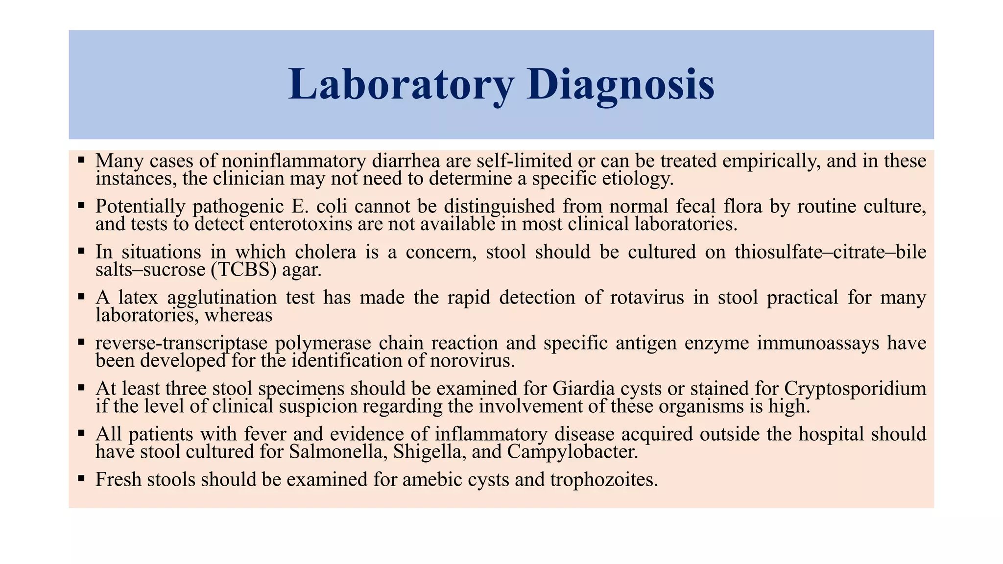 Gastrointestinal infections | PPTX