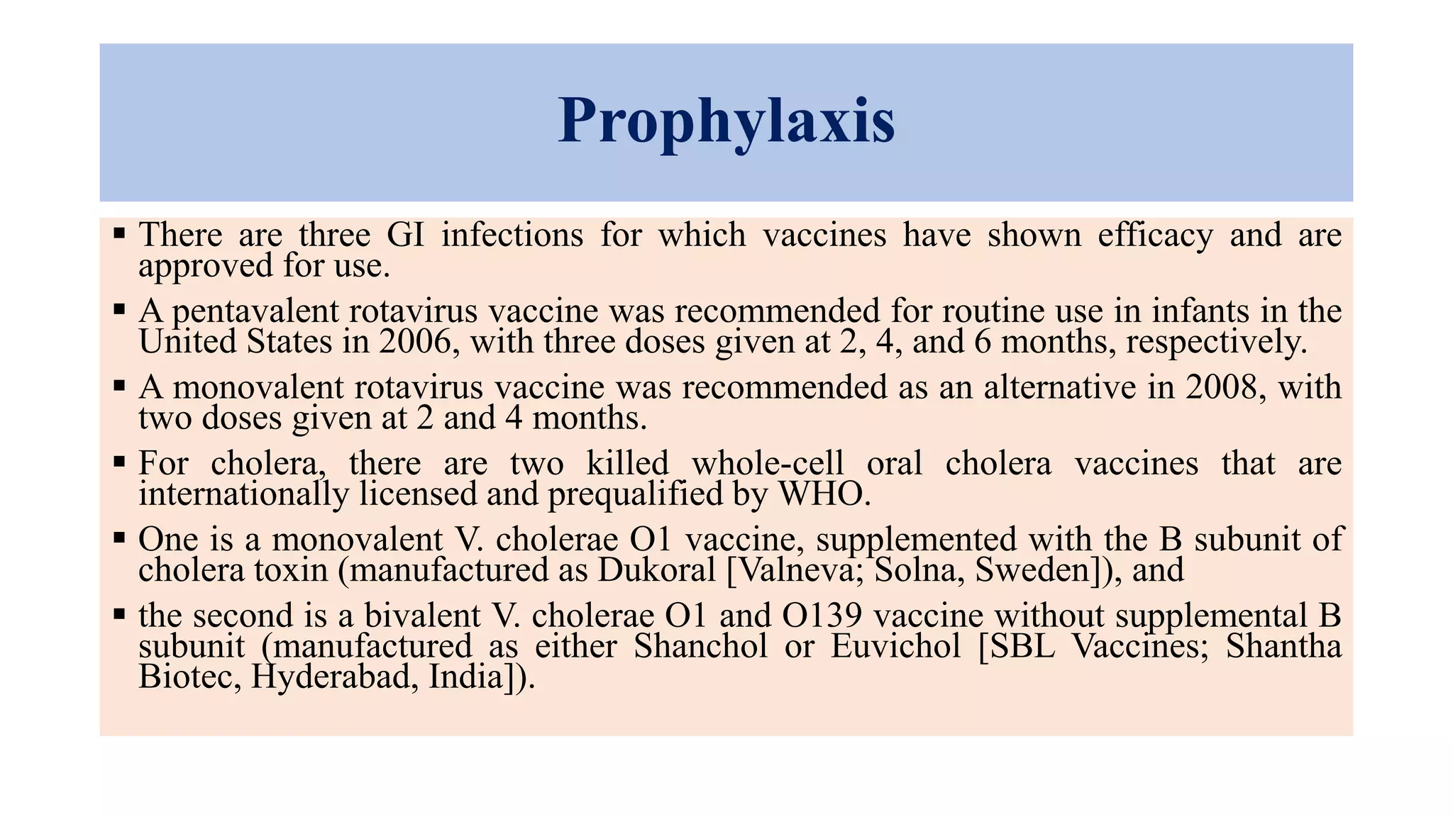 Gastrointestinal infections | PPTX