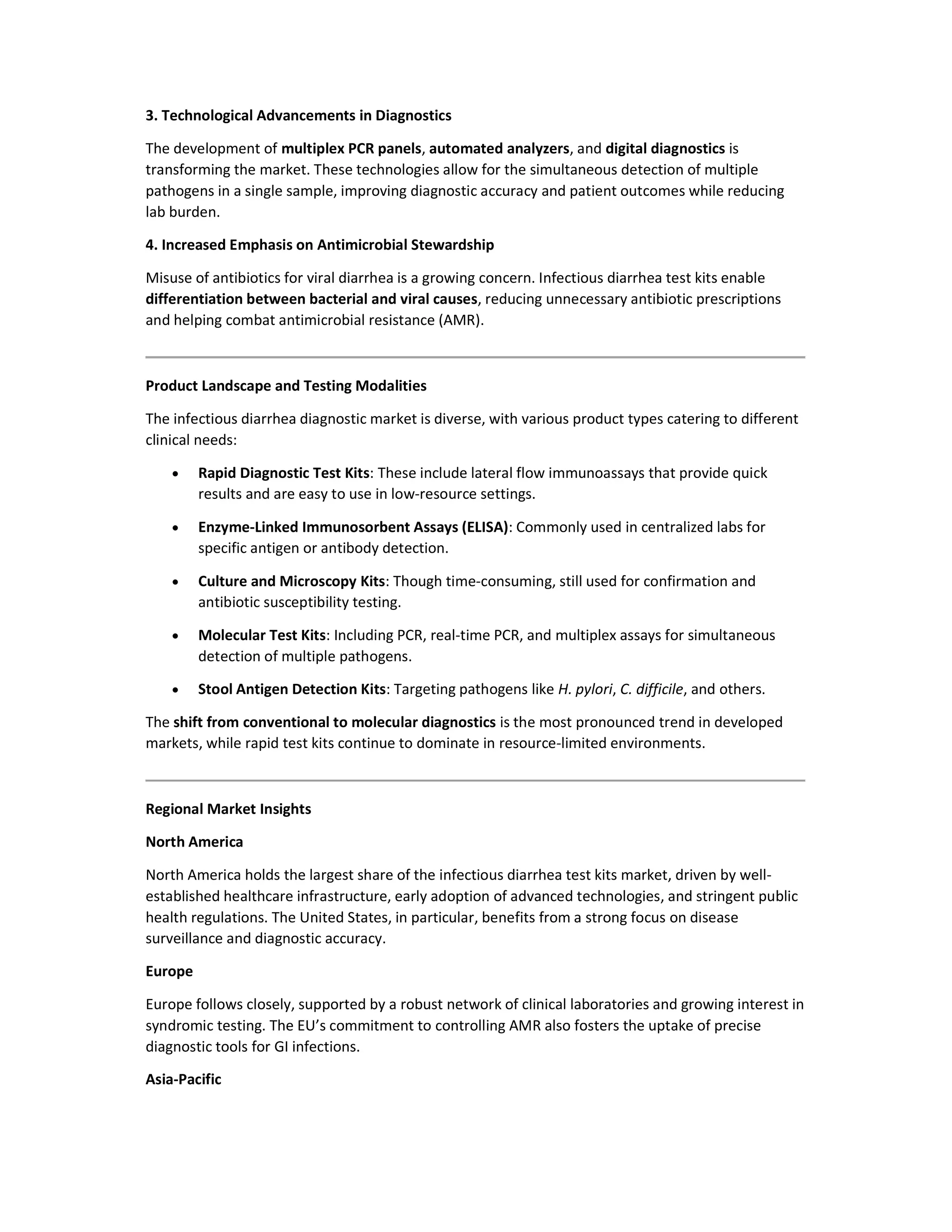 Infectious Diarrhea Test Kits, Global Demand and Competitive Landscape ...