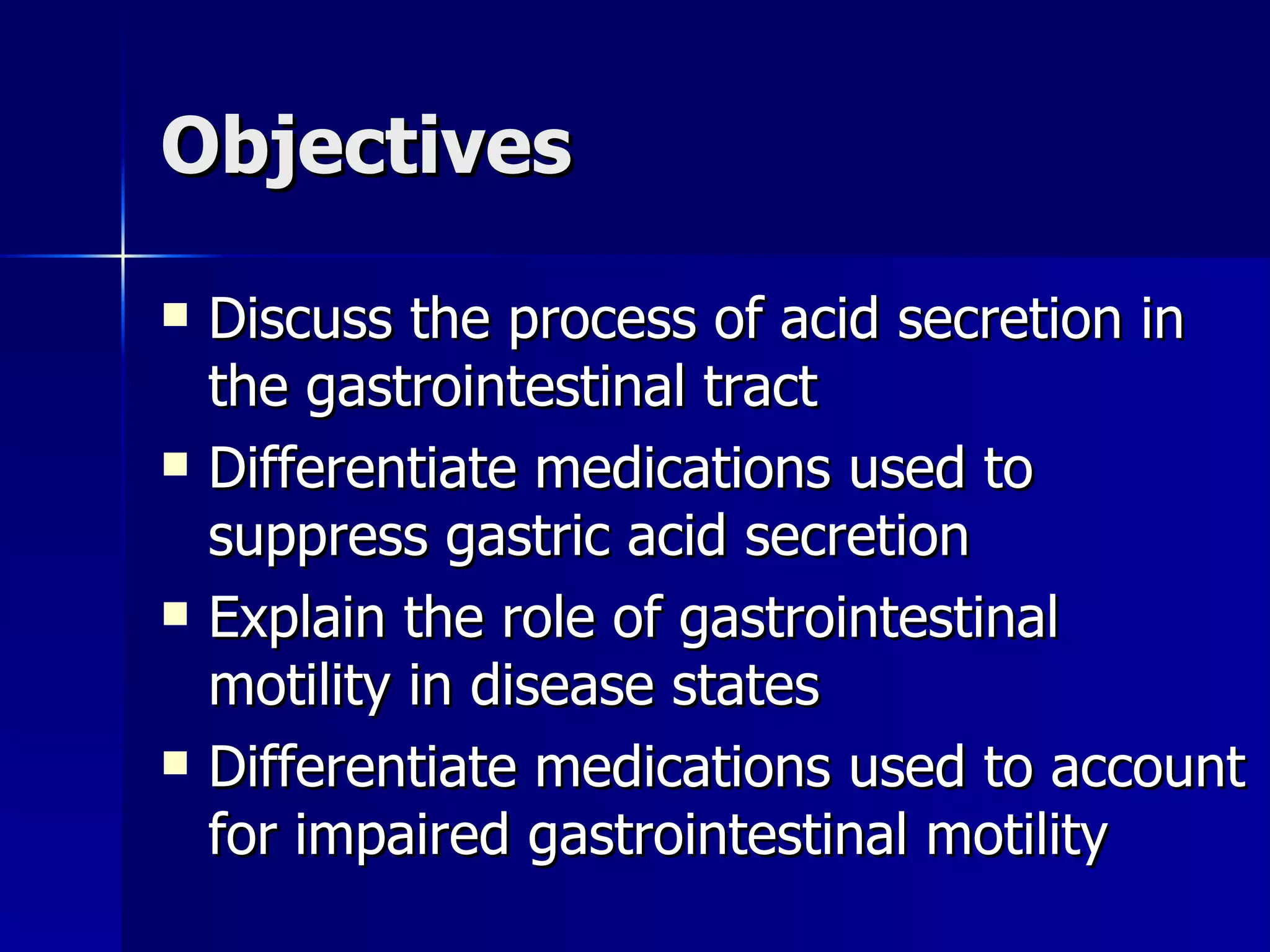 Gastrointestinal Pharmacotherapy.Ppt Final | PPT