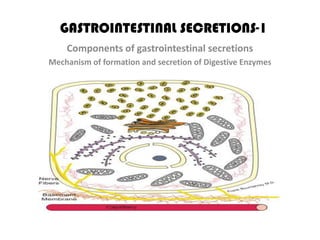 Gastrointestinal secretions 1 | PPTX