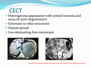 Gastrointestinal stromal tumor(gist) | PPTX