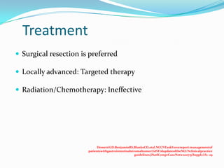 Gastrointestinal stromal tumor(gist) | PPTX
