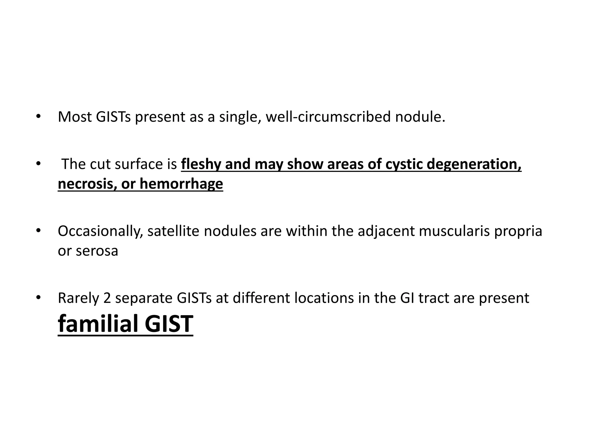 Gastrointestinal stromal tumours | PPTX