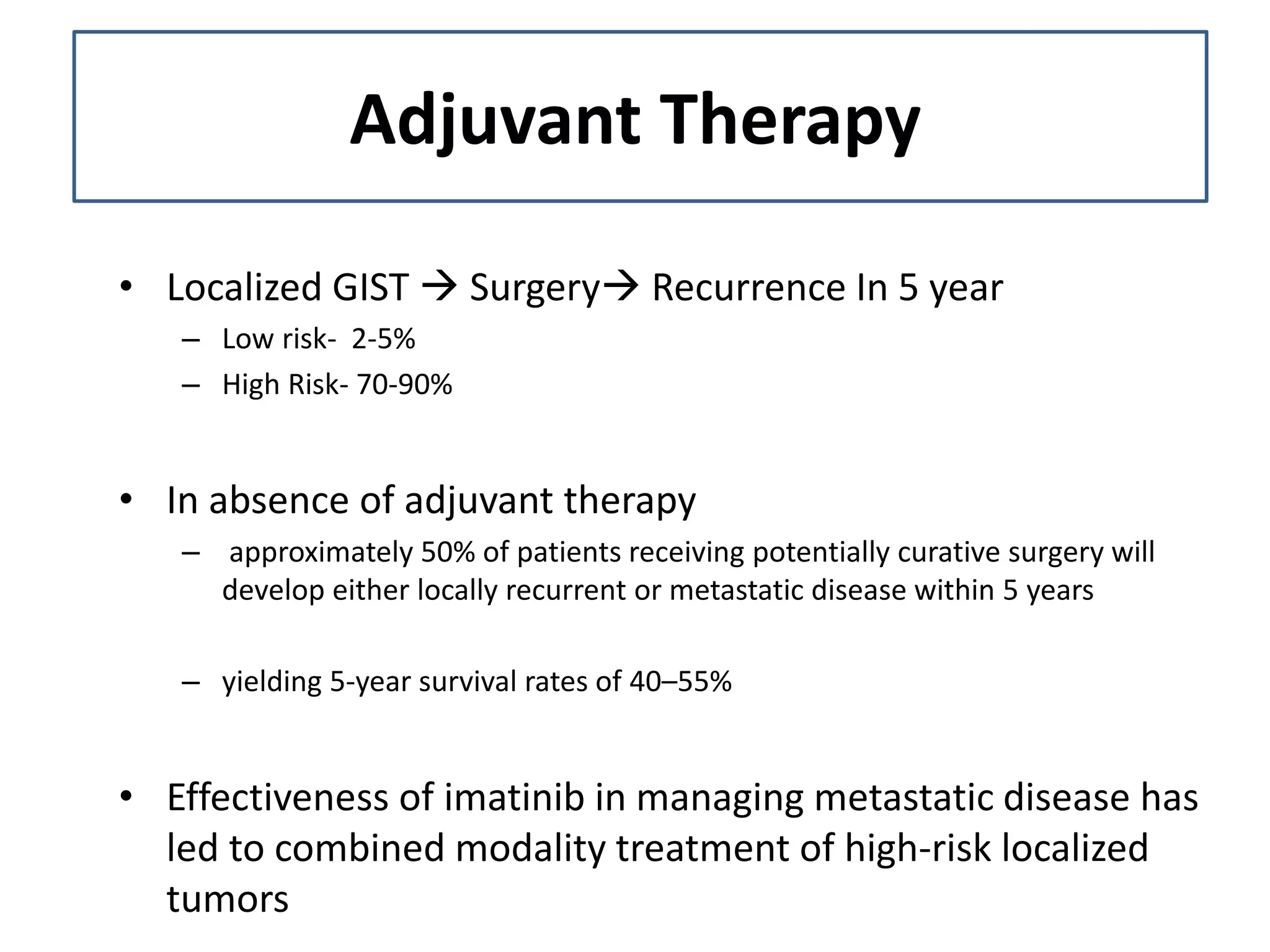 Gastrointestinal stromal tumours | PPTX