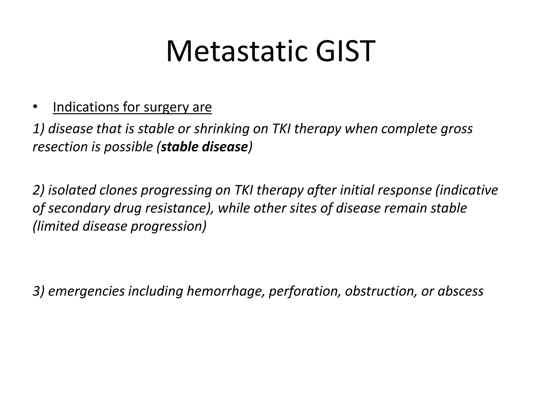 Gastrointestinal stromal tumours | PPTX