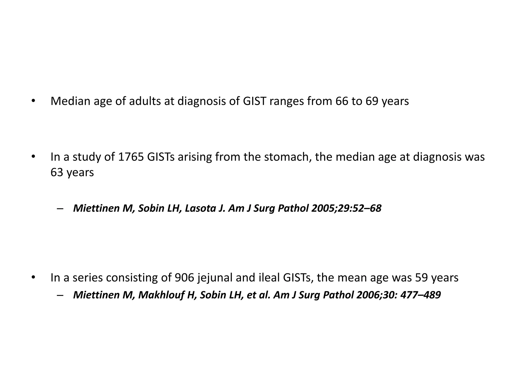Gastrointestinal stromal tumours | PPTX
