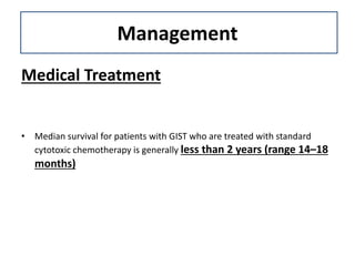Gastrointestinal stromal tumours | PPTX