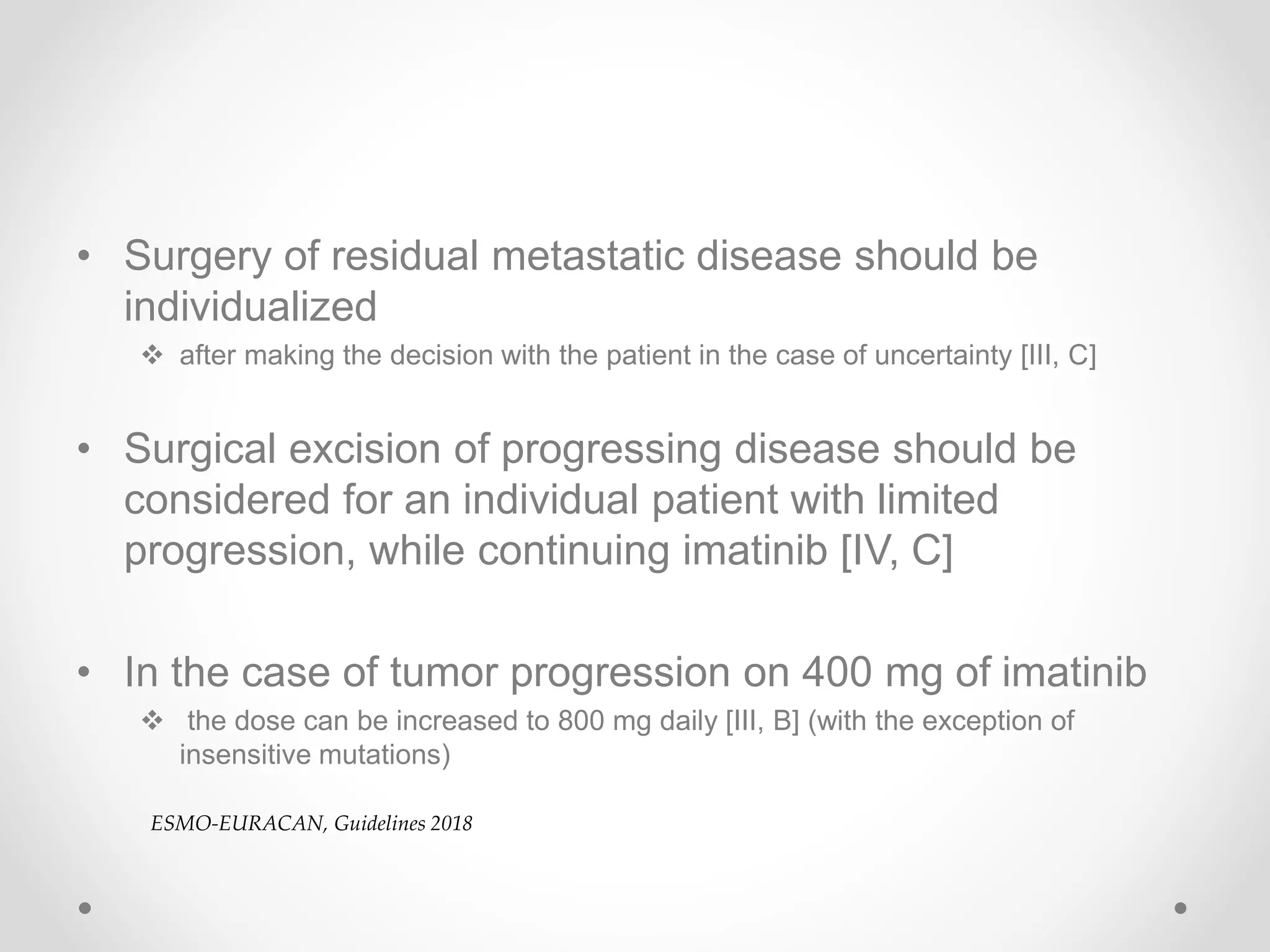 Gastrointestinal Stromal Tumour Gist D1 Pptx