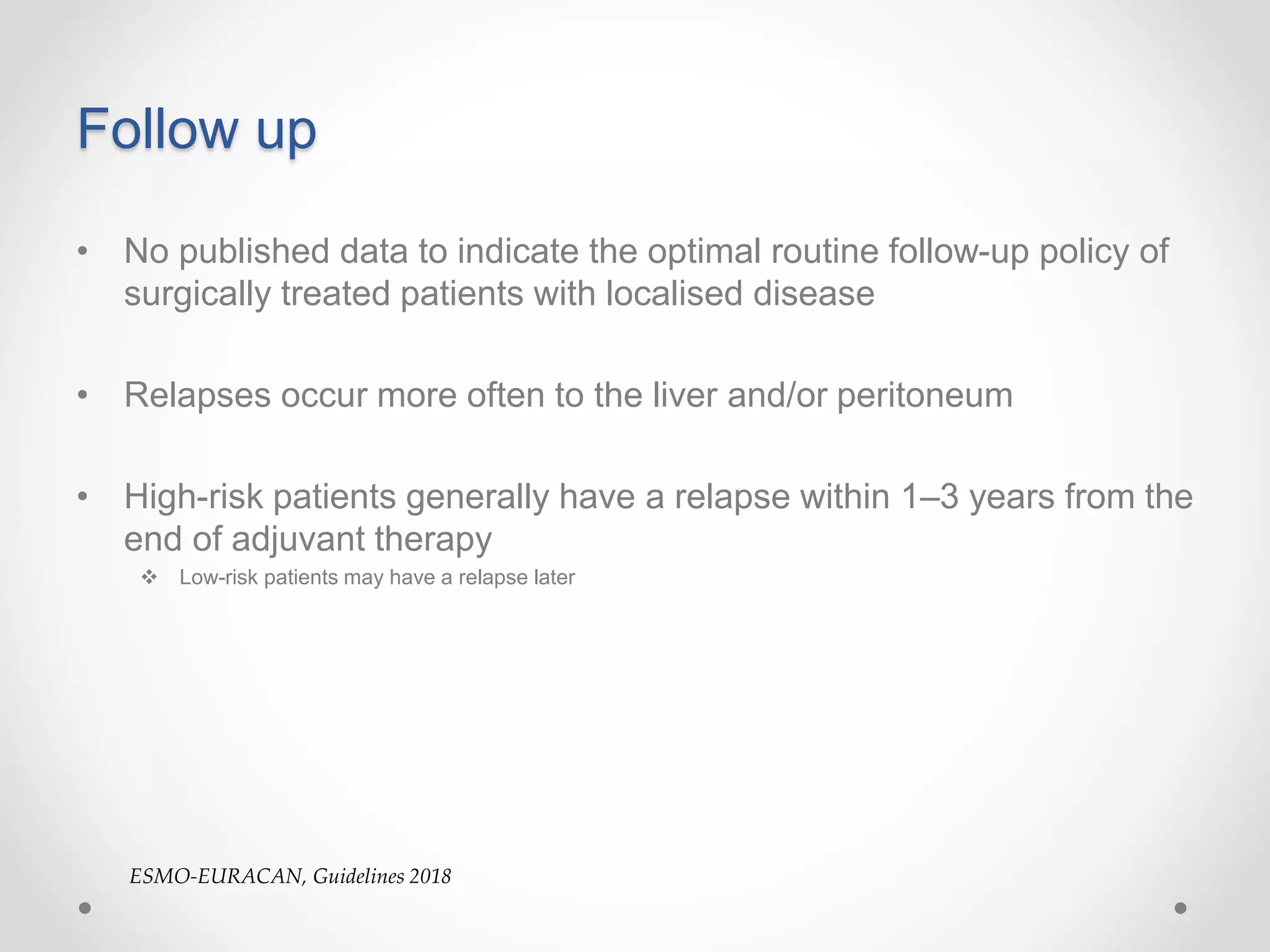 Gastrointestinal Stromal Tumour Gist D1 Pptx Digestive Disorders Diseases And Conditions