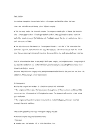Gastrointestinal surgery | DOCX