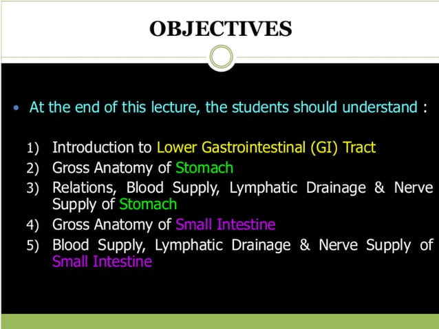 Gastro intestinal track | PDF