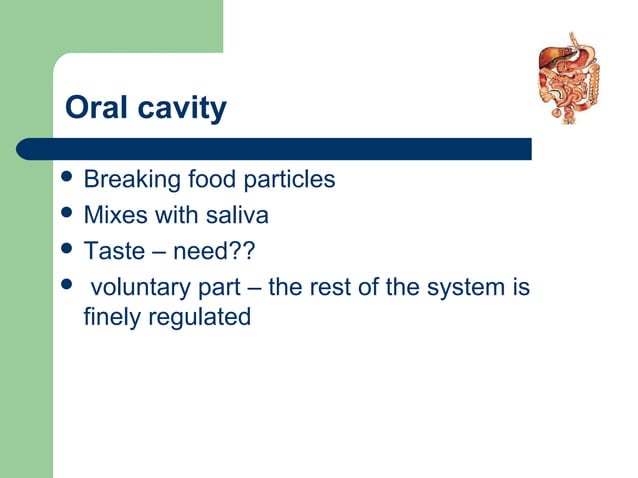 Introductory Gastro intestinal tract module | PPT