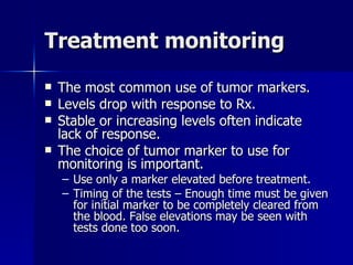 Gastrointestinal Tumour Markers | PPT