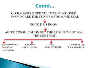 Gastroenterology opd | PPTX