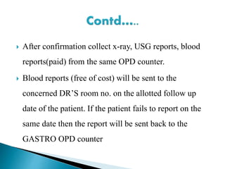 Gastroenterology opd | PPTX
