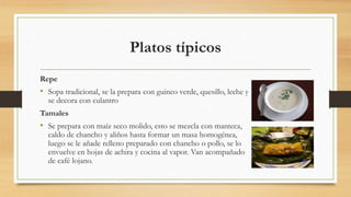 Gastronomía lojana | PPT