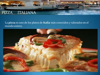 Gastronomia Exposicion De Italiano | PPTX