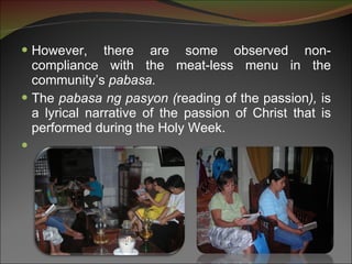 Gastronomic performances during festivals in a philippine locality | PPT
