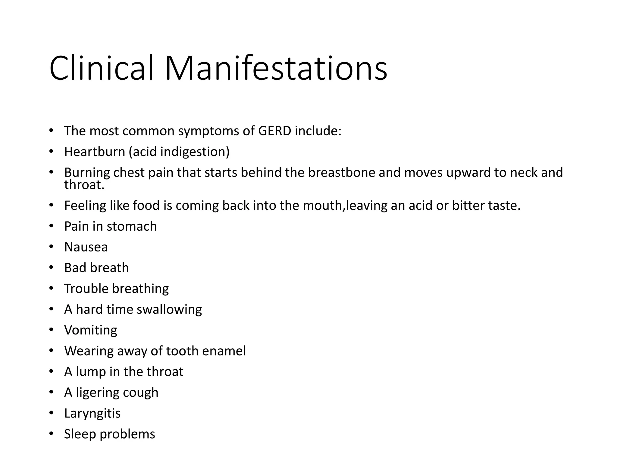 Gastro Oesophagal Reflux Disease GERD.pptx