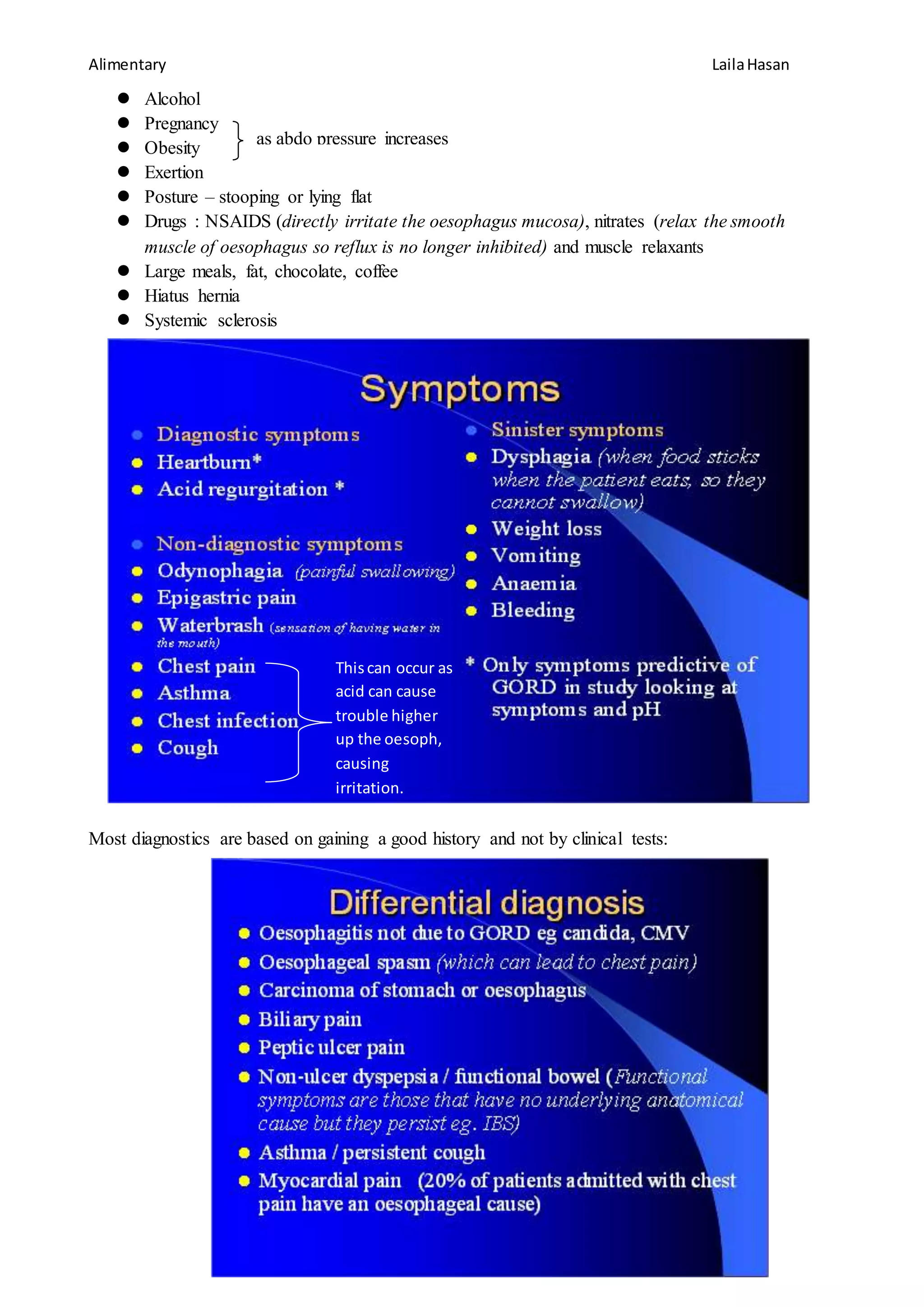 Gastro-oesophageal reflux (GORD) | DOCX