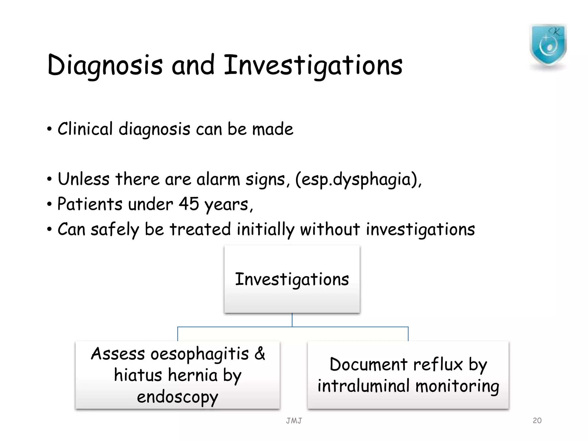 Gastro oesophageo reflux disease (GORD) | PPTX