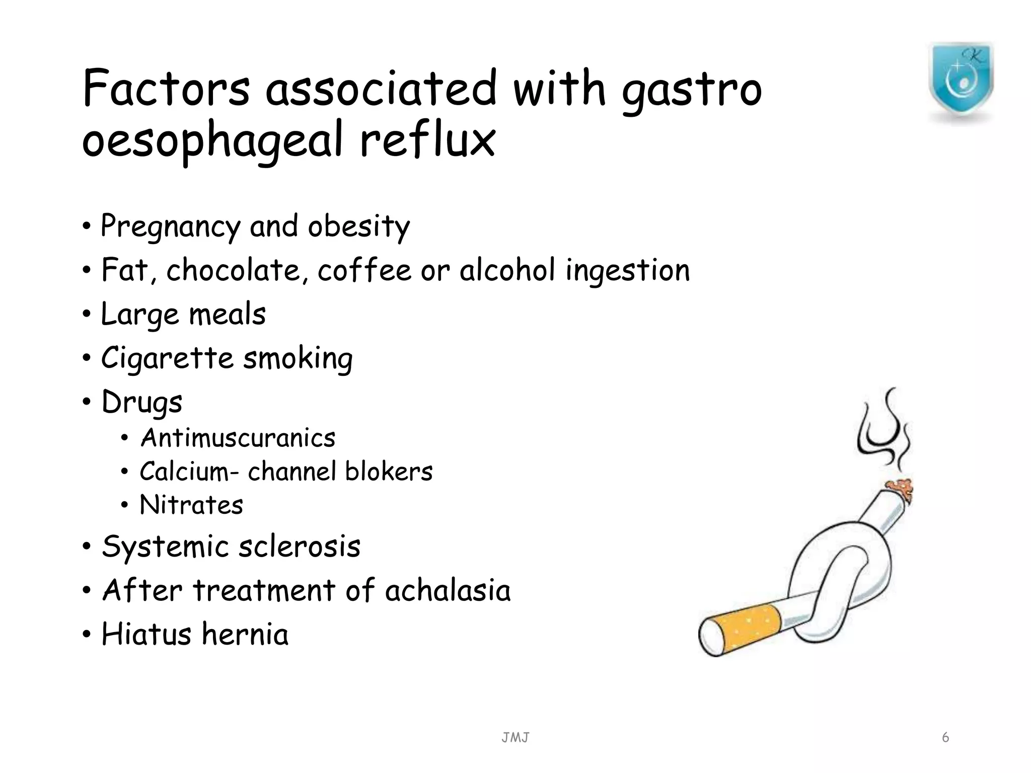 Gastro oesophageo reflux disease (GORD) | PPTX