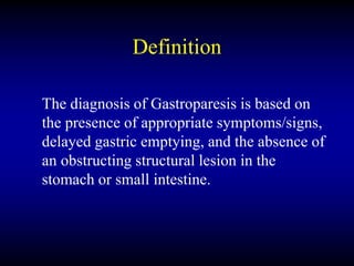 Gastroparesis slide.ppt