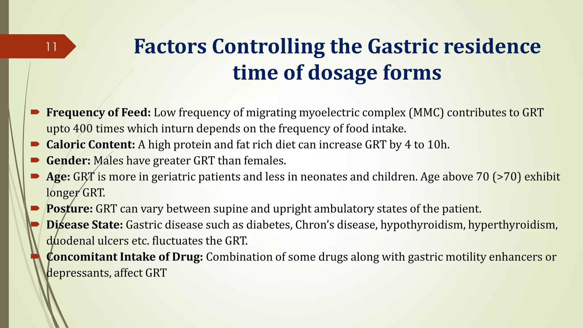 Gastroretentive Drug Delivery System | PDF