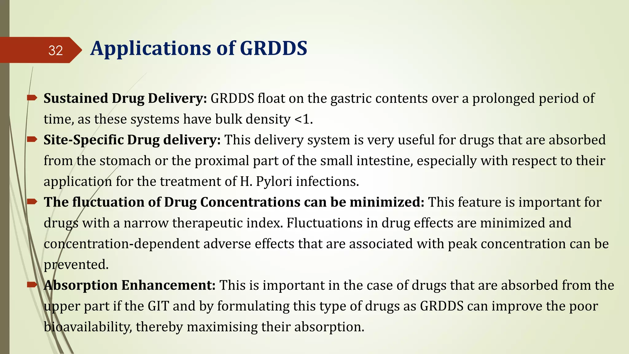 Gastroretentive Drug Delivery System | PDF