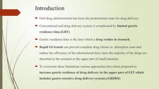 Gastroretentive drug delivery system.pptx