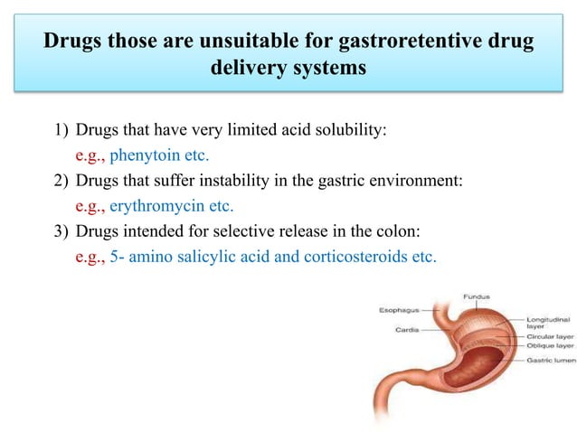 Gastroretentive drug delivery system by mali vv | PPTX | Digestive ...