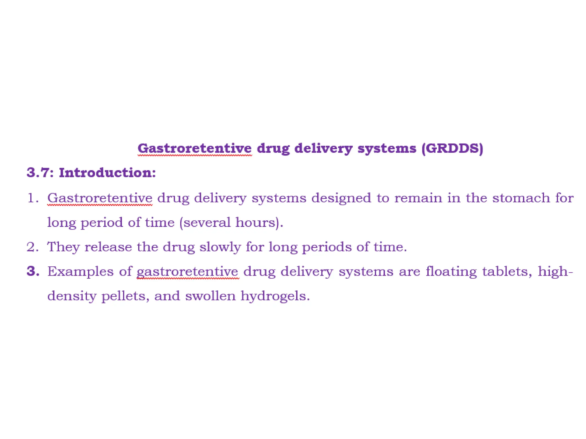 Gastro retentive Drug Delivery Systems.ppt