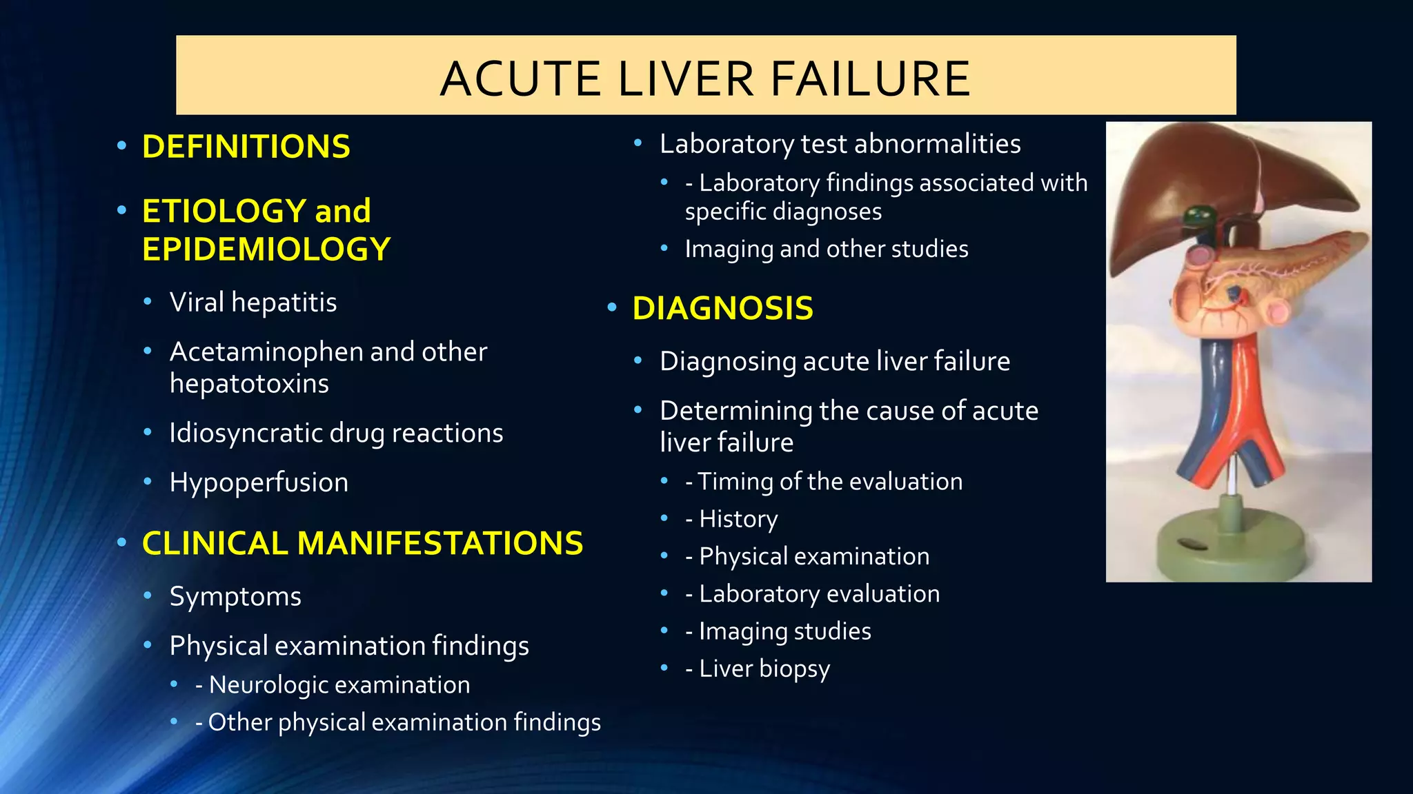 Acute Liver Failure | PPTX