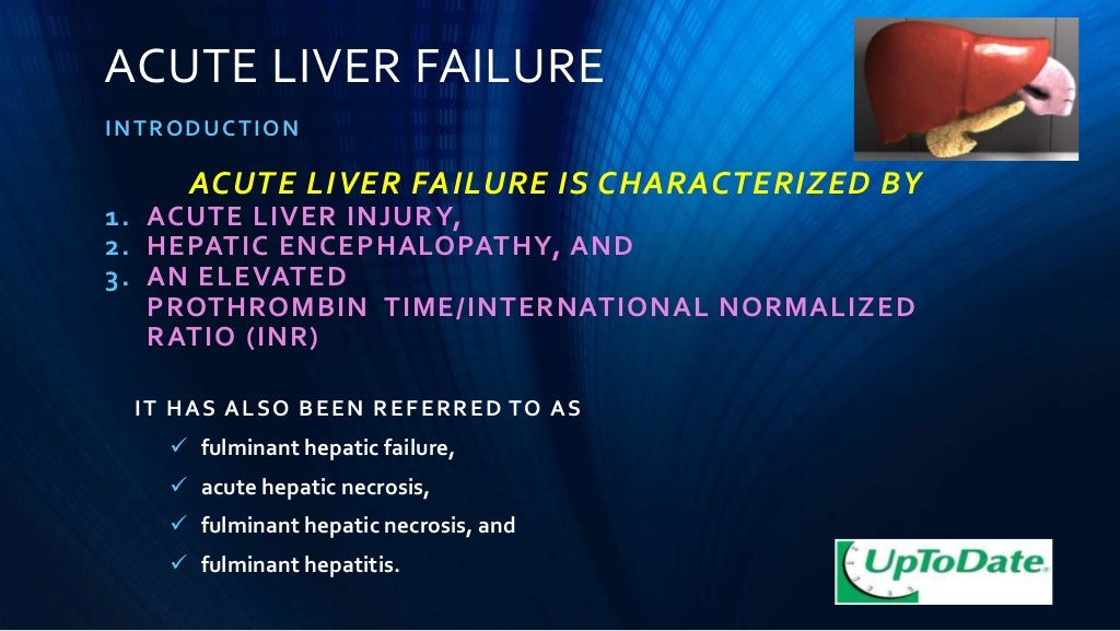 Acute Liver Failure