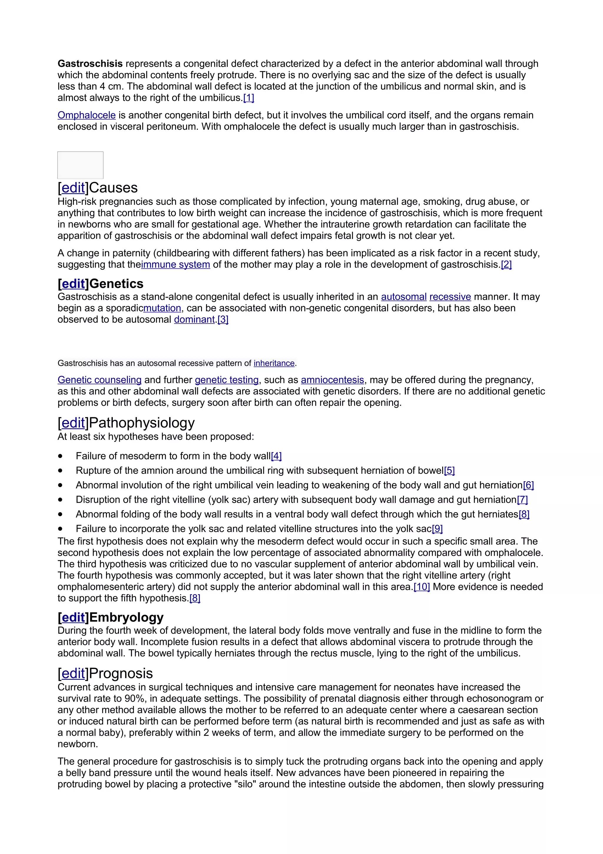 Gastroschisis | ODT