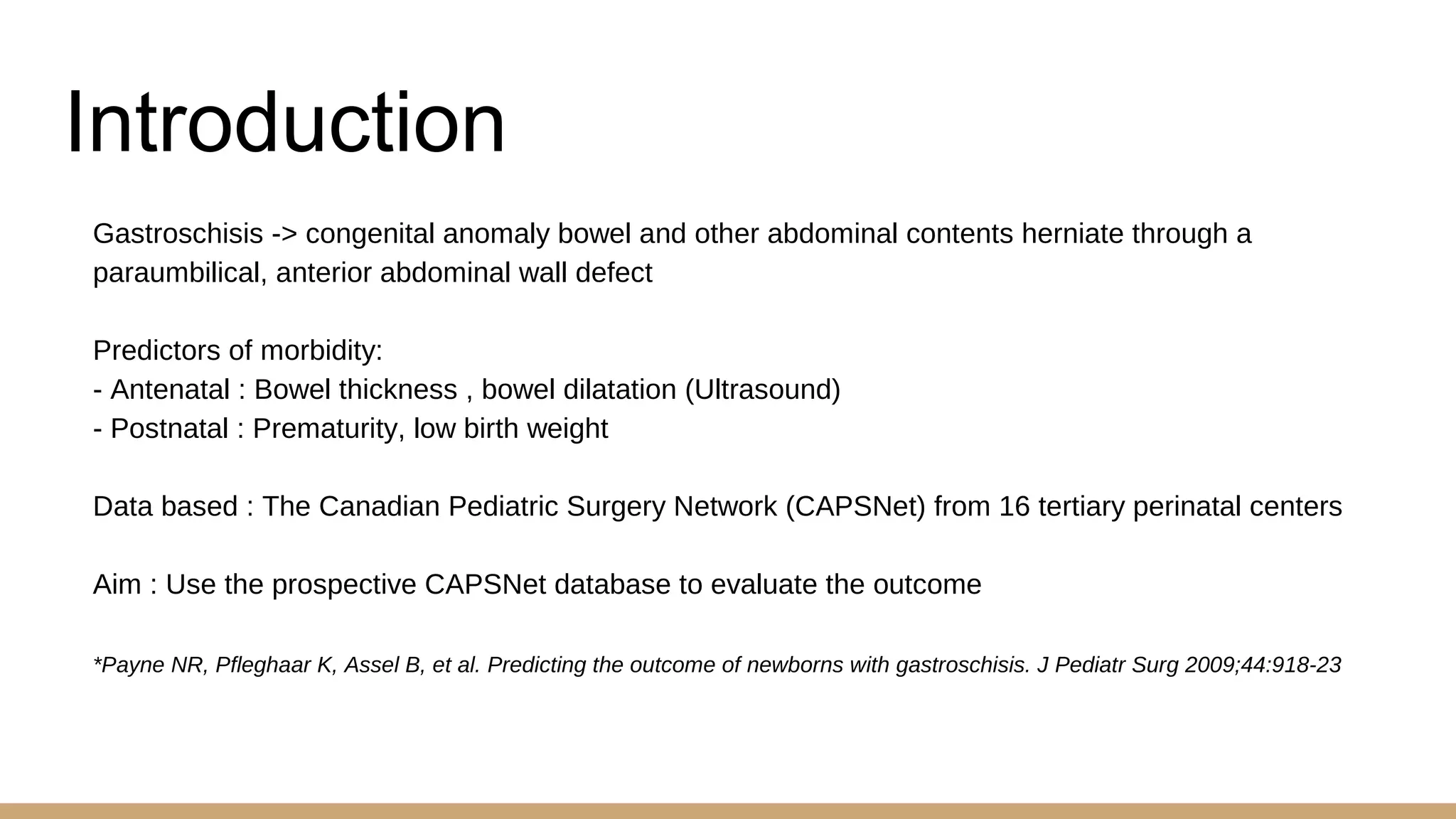 Gastroschisis score | PPT