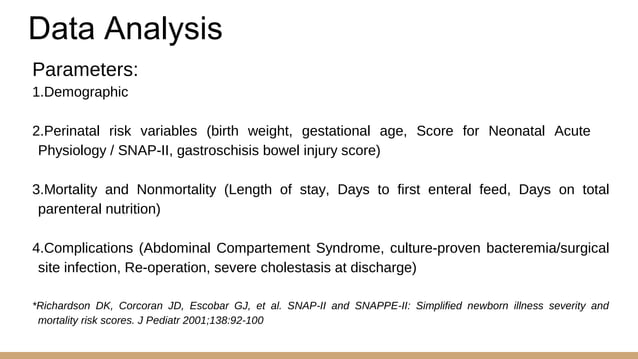 Gastroschisis score | PPT