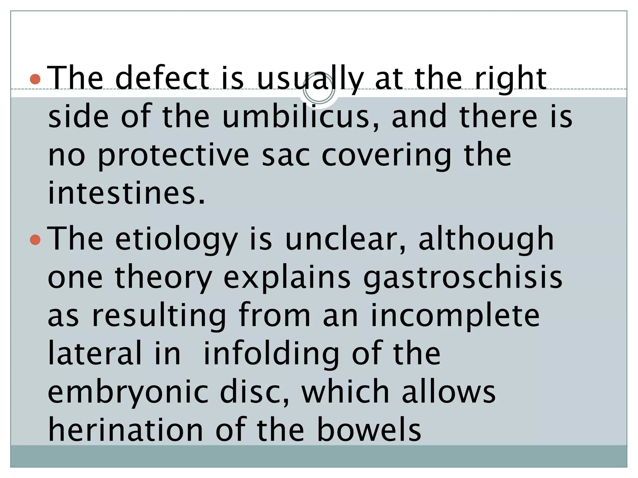 GASTROSCHISIS | PPTX