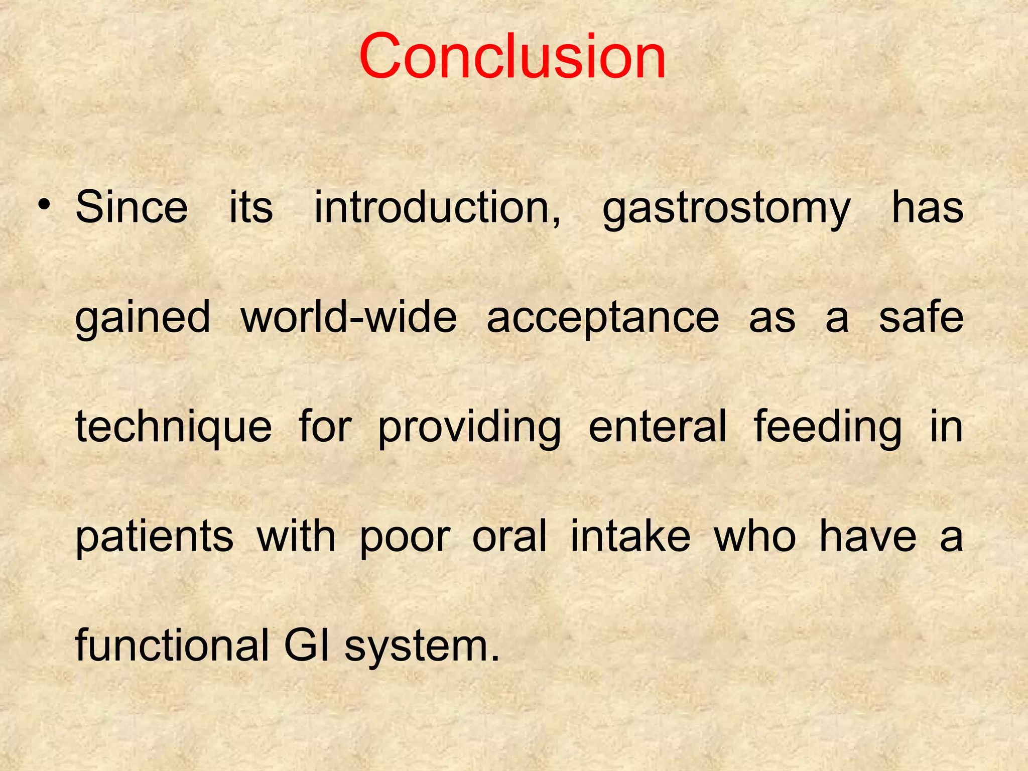 Gastrostomy | PPT