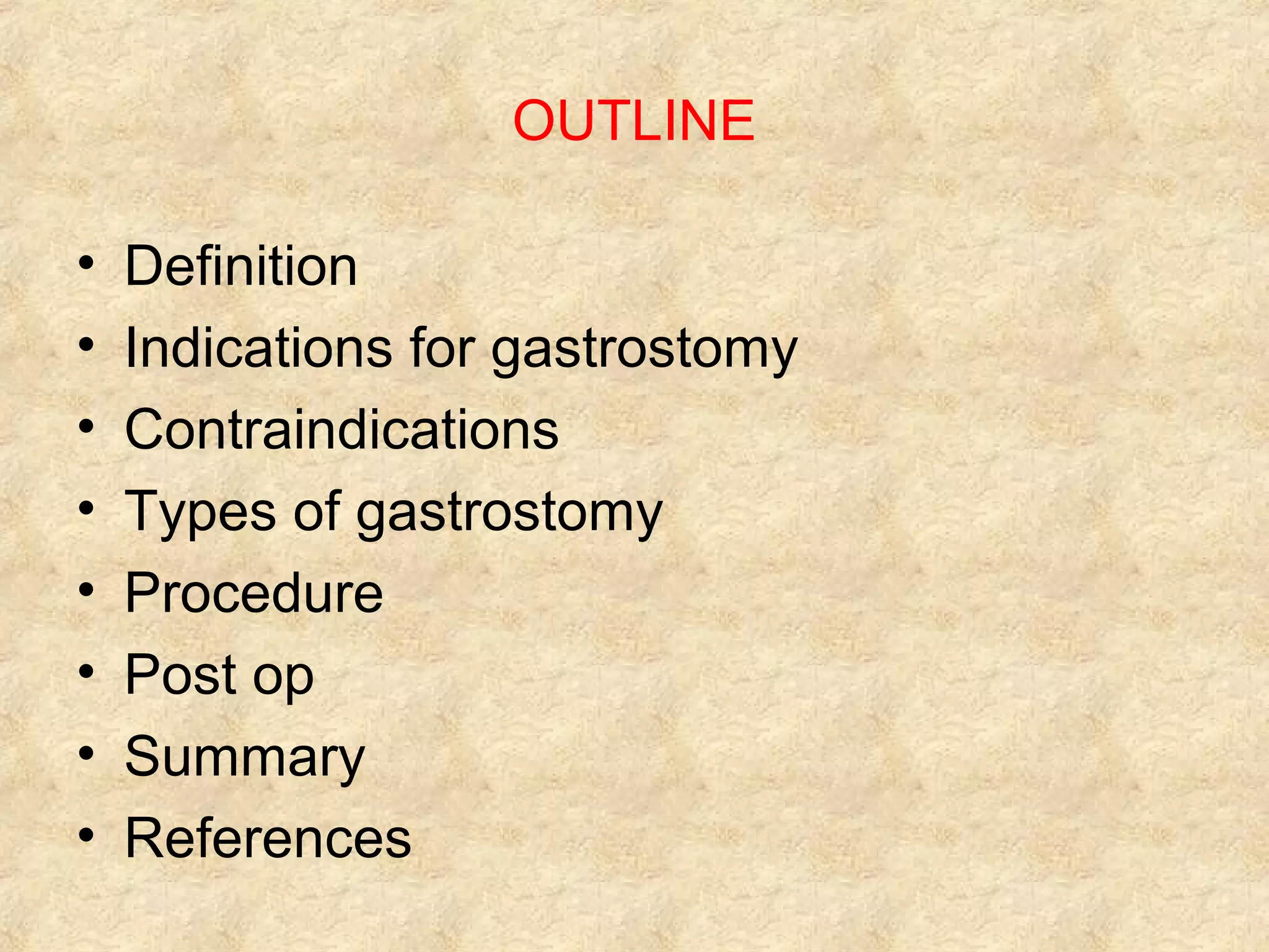Gastrostomy | PPT